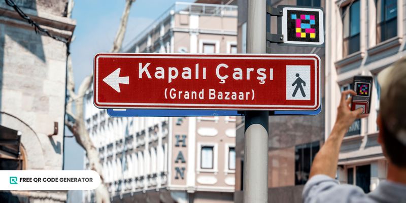 Enhancing Digital Signage Advertising With a QR Code Sign