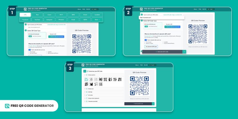 免费生成二维码：为您的品牌提供详细指南 | Free QR Code Generator